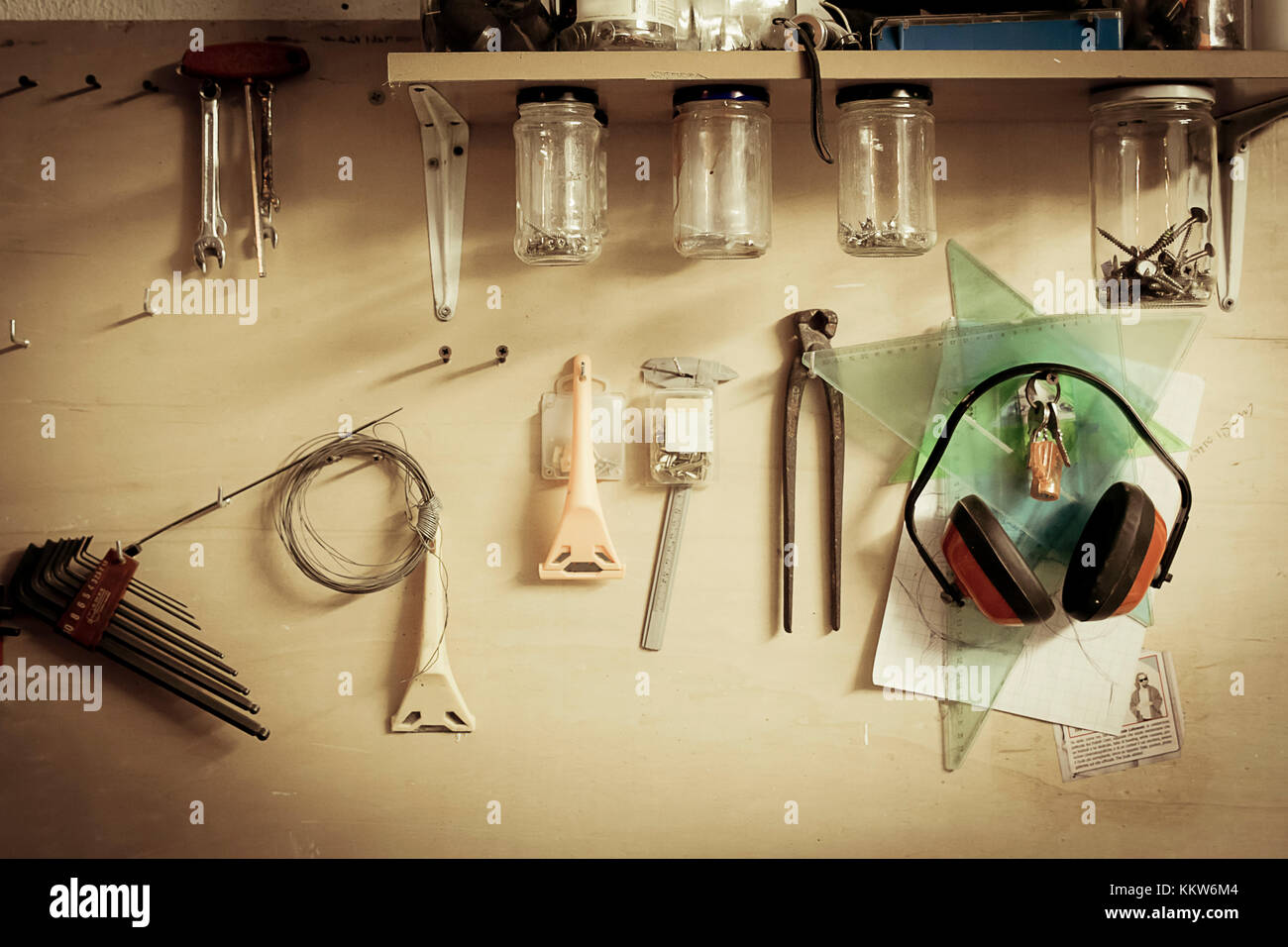 Various construction safety tools hi-res stock photography and images ...