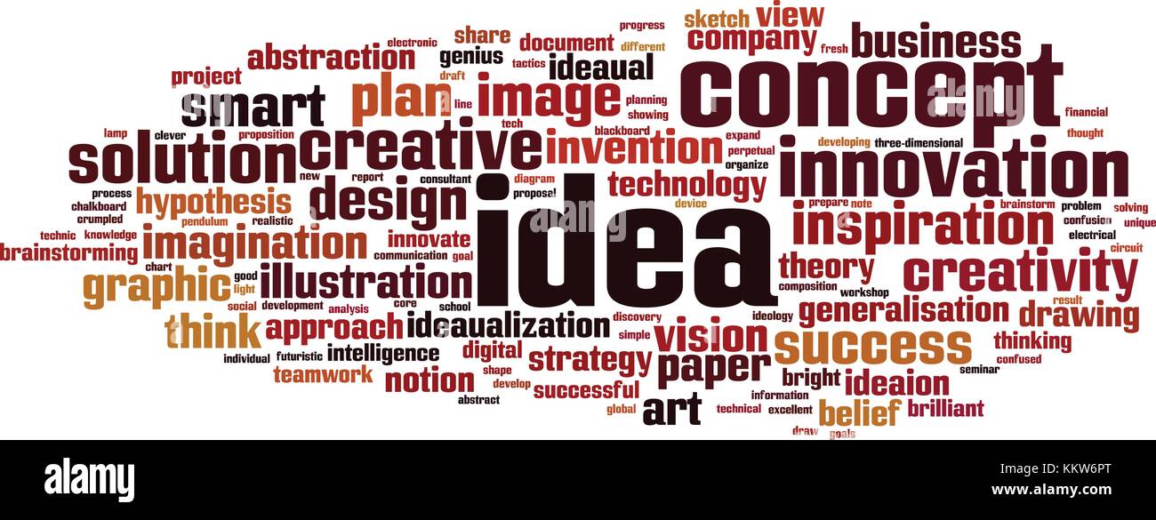 Idea word cloud concept. Vector illustration Stock Vector Image & Art ...