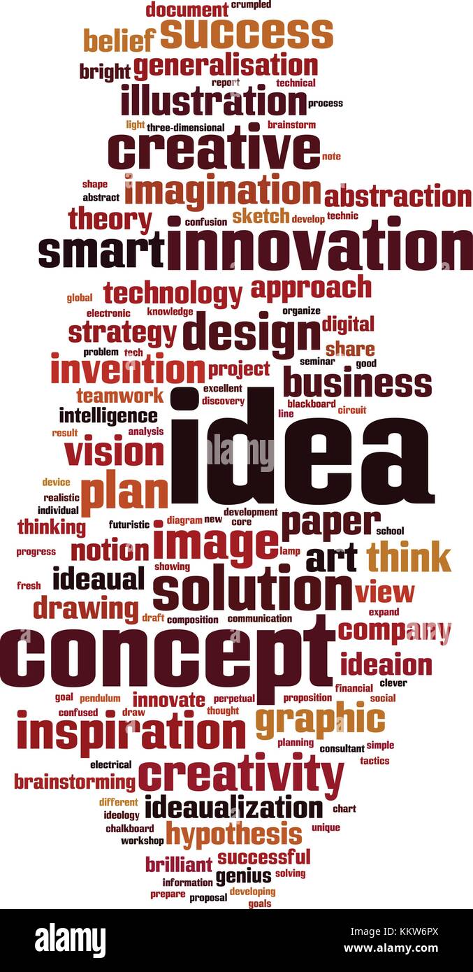 Idea word cloud concept. Vector illustration Stock Vector Image & Art ...