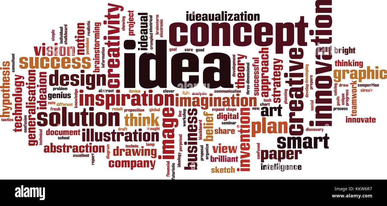 Idea word cloud concept. Vector illustration Stock Vector Image & Art ...