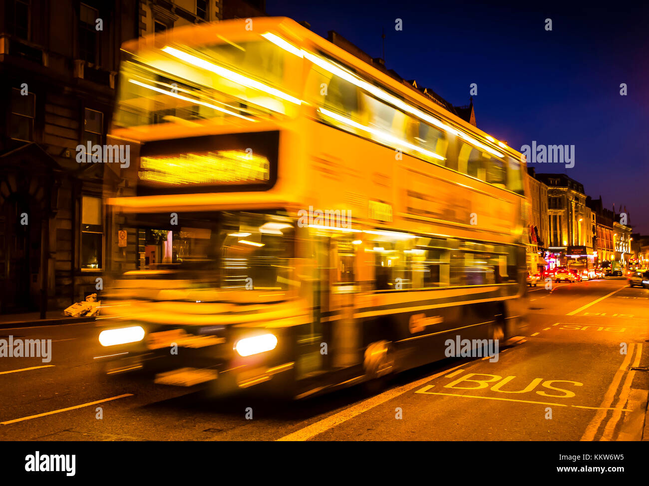 Dublin bus sign hi-res stock photography and images - Alamy