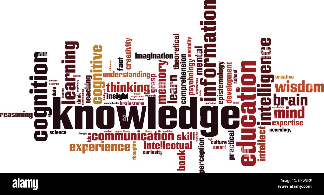 Knowledge word cloud concept. Vector illustration Stock Vector Image ...