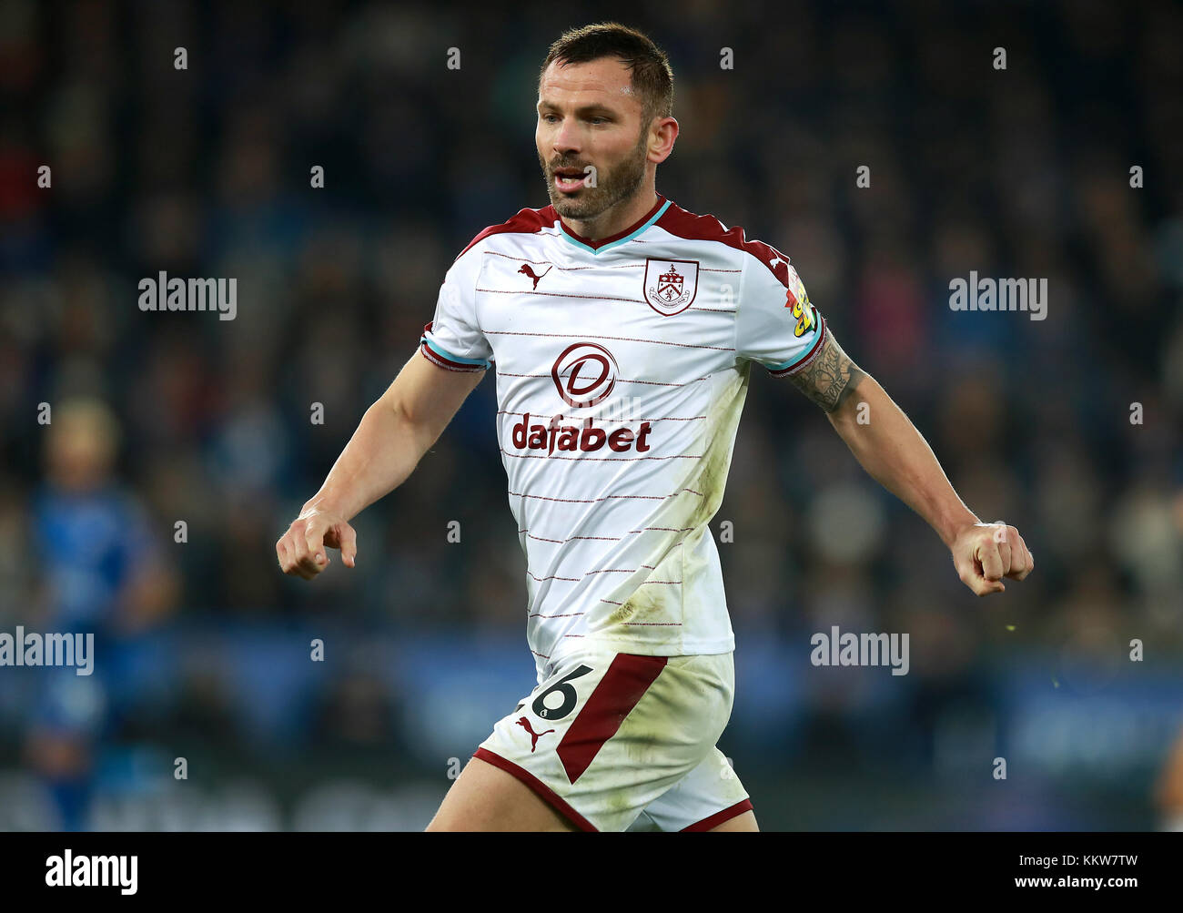 Burnley's Phil Bardsley during the Premier League match at the King ...