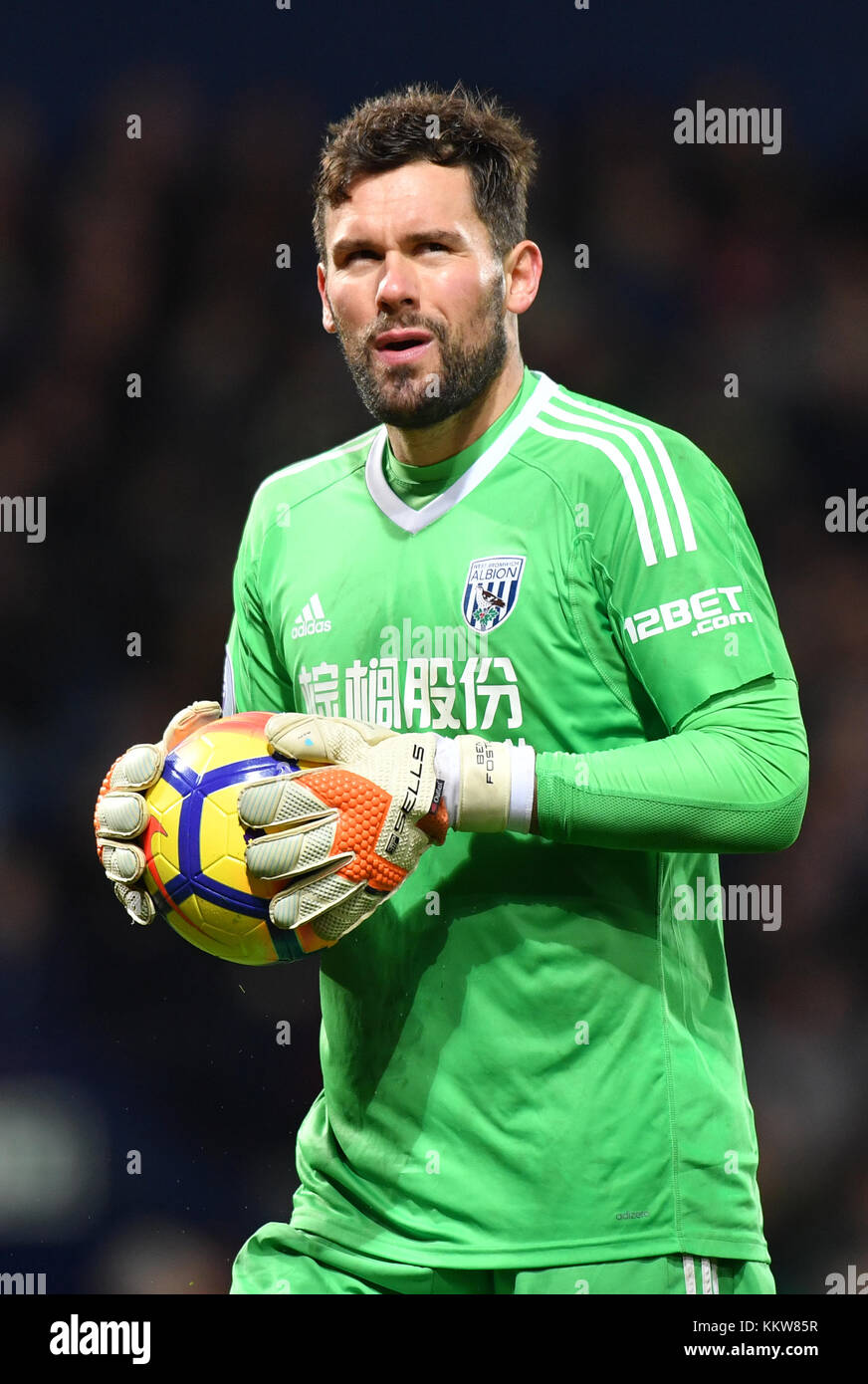 West Bromwich Albion goalkeeper Ben Foster Stock Photo - Alamy