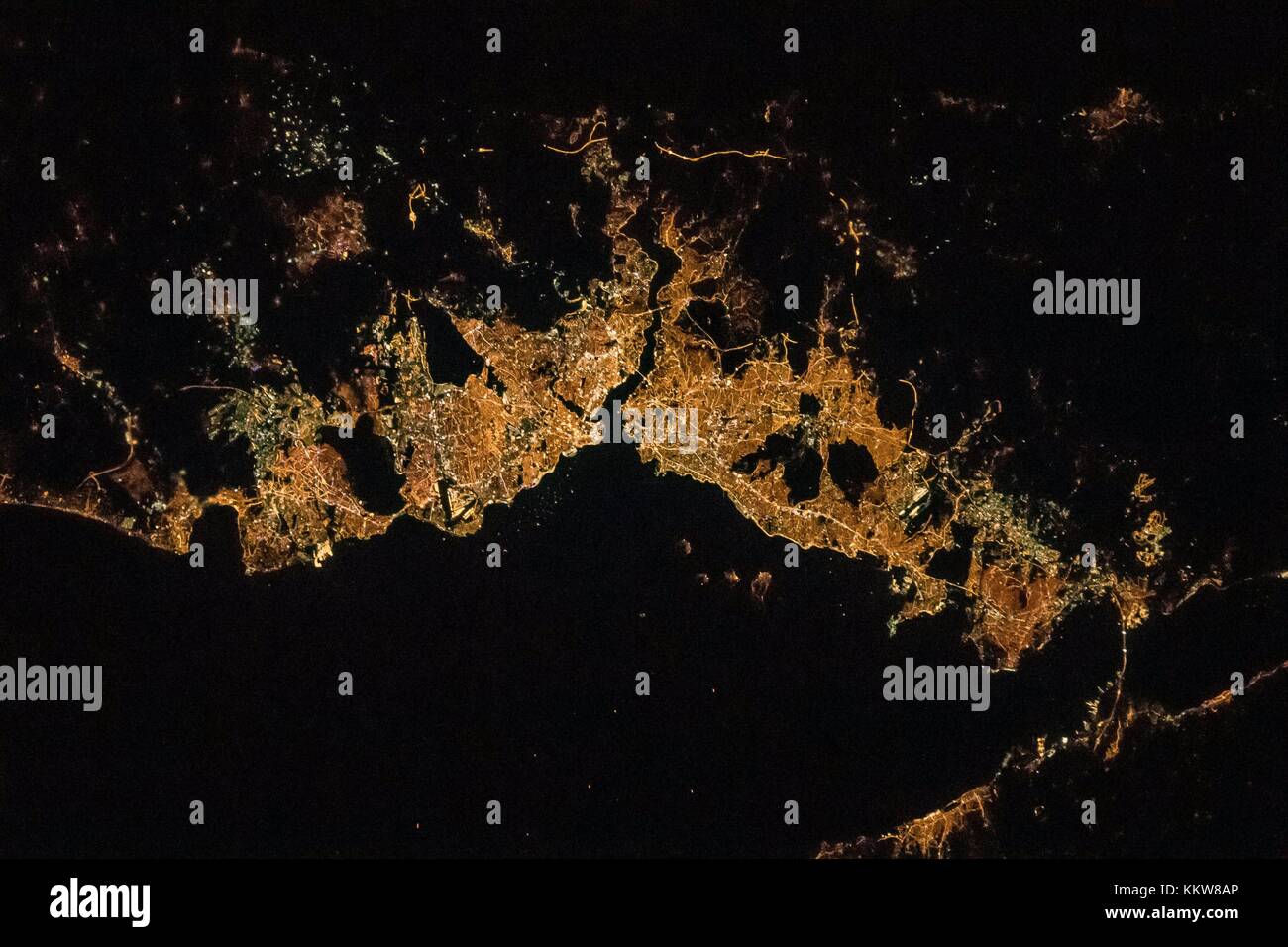 Istanbul at night nasa hi-res stock photography and images - Alamy