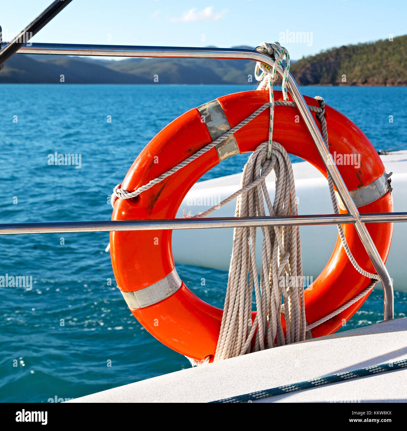 in australia the concept of safety in the ocean with lifebuoy in the ...