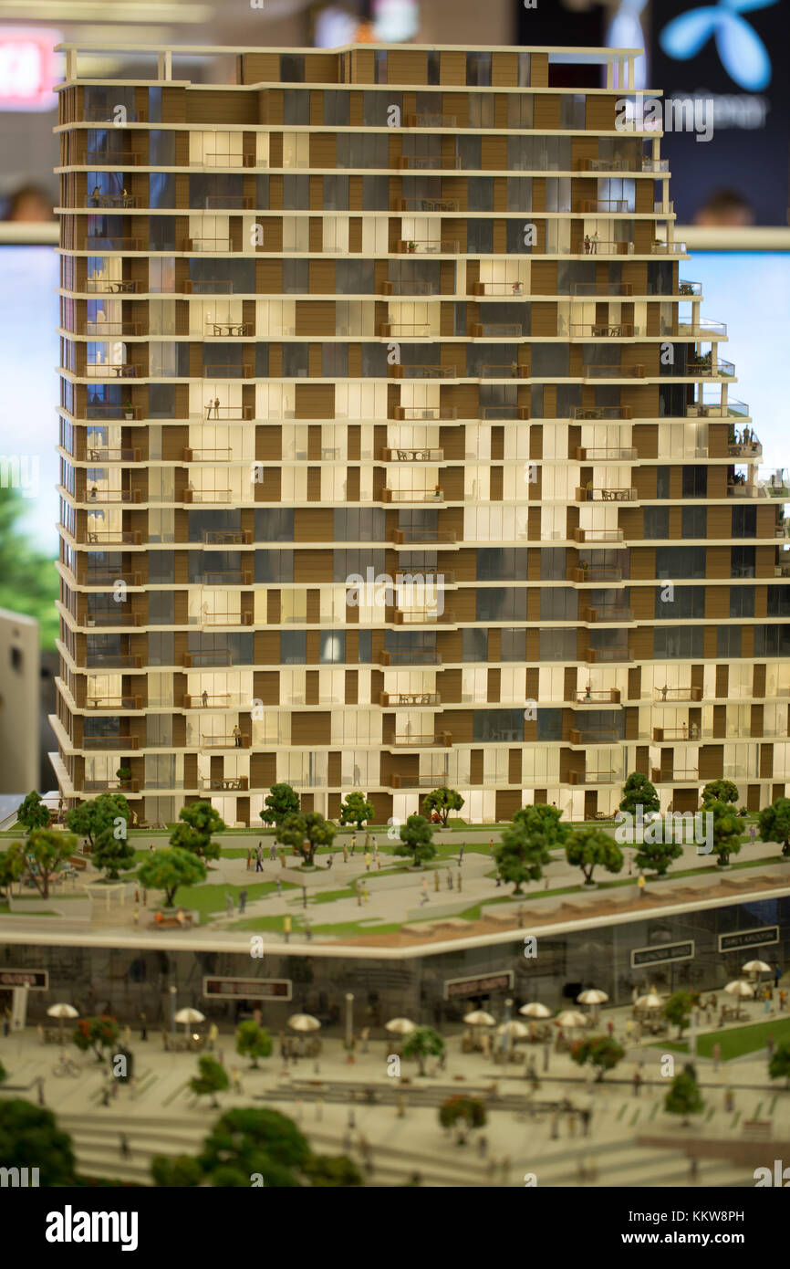 Model of Belgrade waterfront development project presented in Delta ...