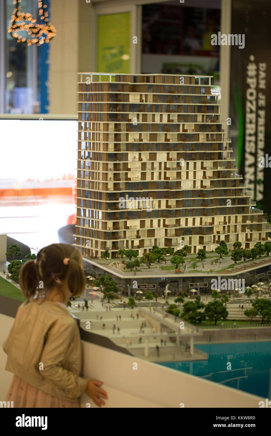 Model of Belgrade waterfront development project presented in Delta ...