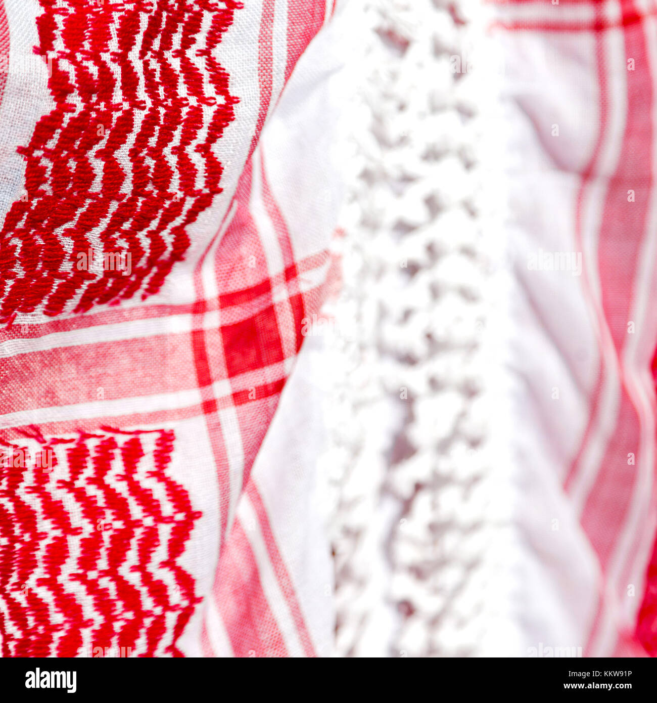 the texture of the cotton traditional symbolic arabian scarf like ...