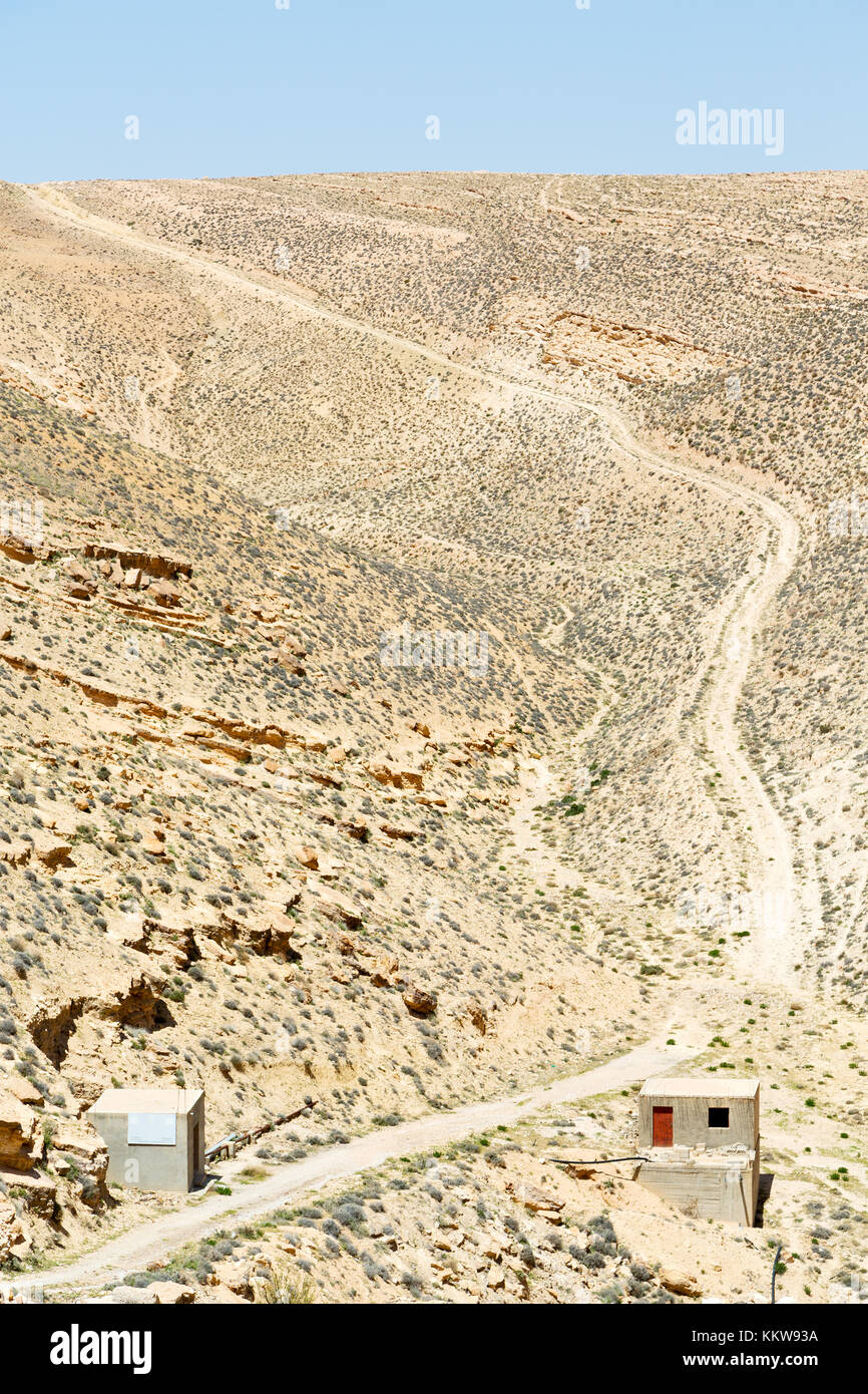 in the mountain of eden jordan the view from the antique castle Stock ...