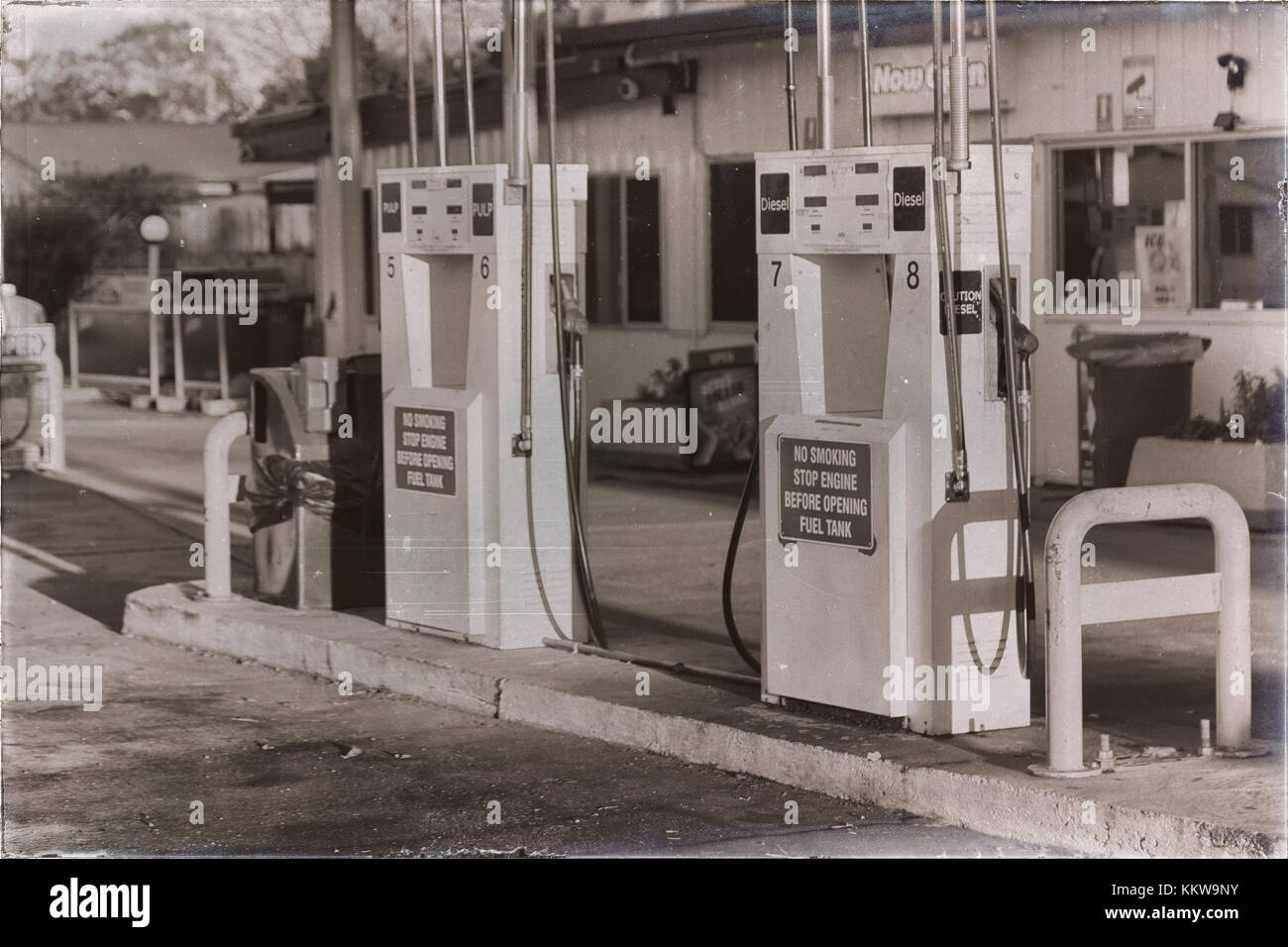 in australia the old gasoline pump station service concept Stock Photo ...