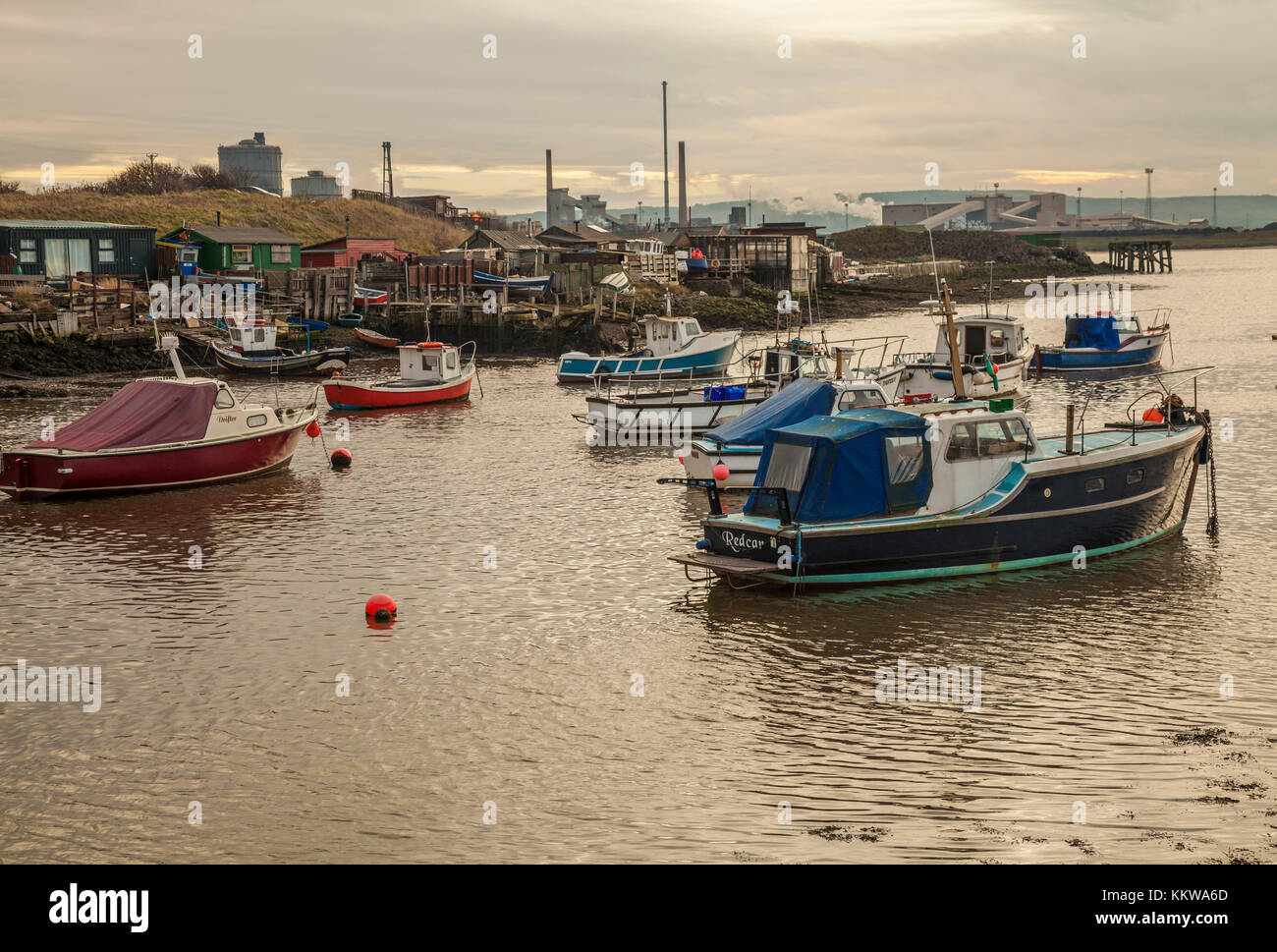 Paddys Hole harbour at Redcar,England,UK Stock Photo - Alamy