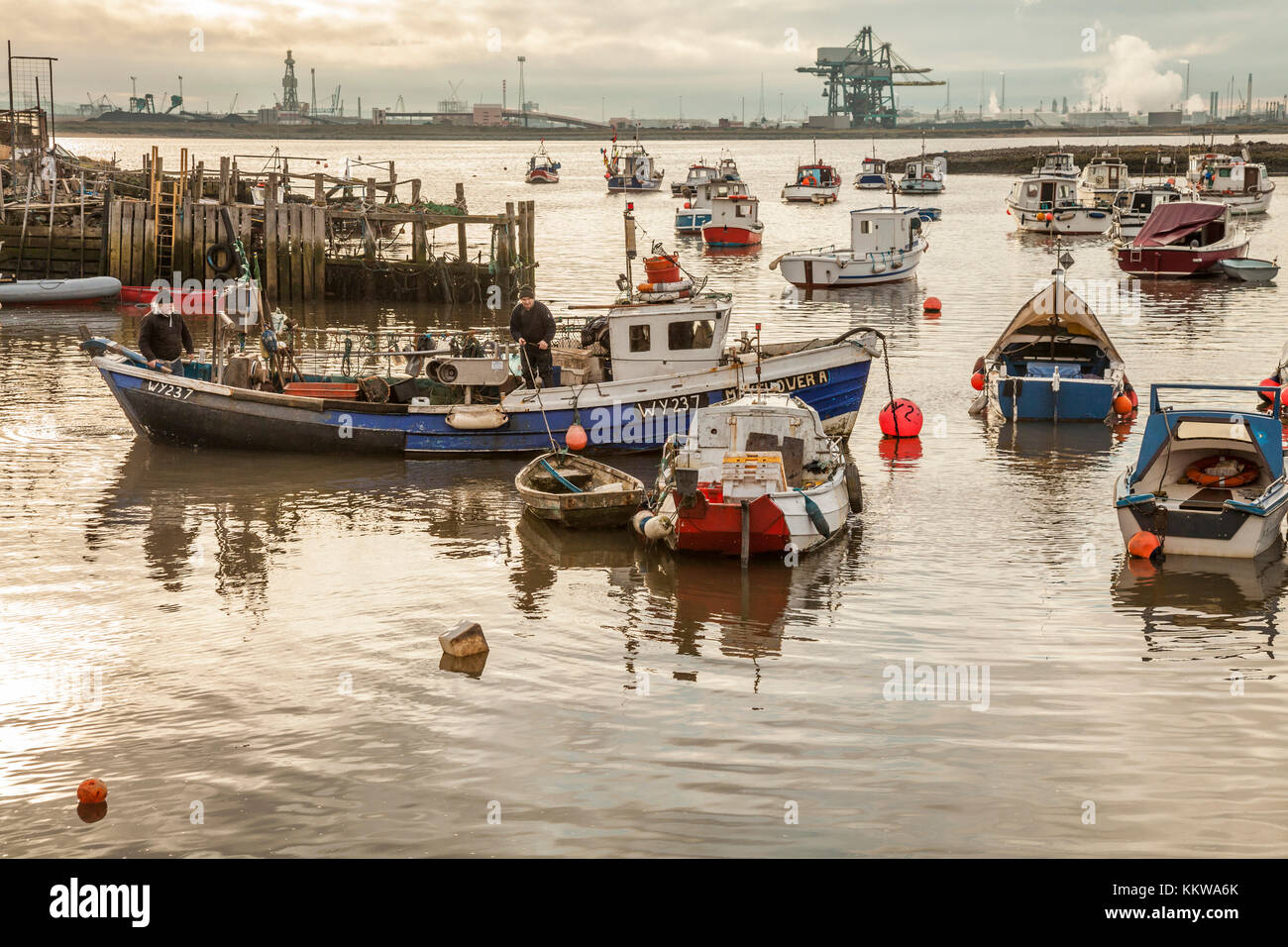 Paddys Hole harbour at Redcar,England,UK Stock Photo - Alamy