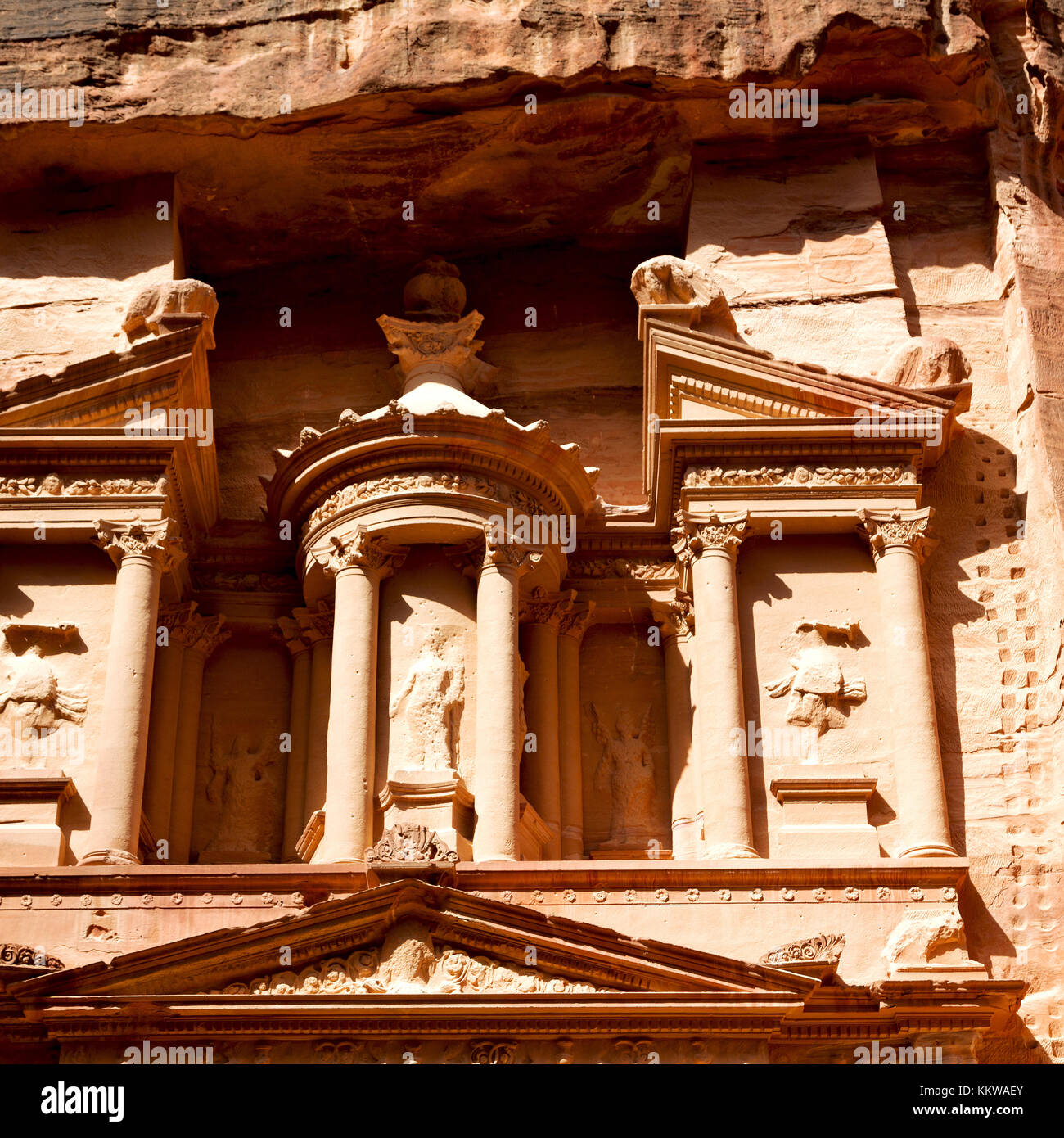the antique site of petra in jordan one of the beautiful wonder of the ...