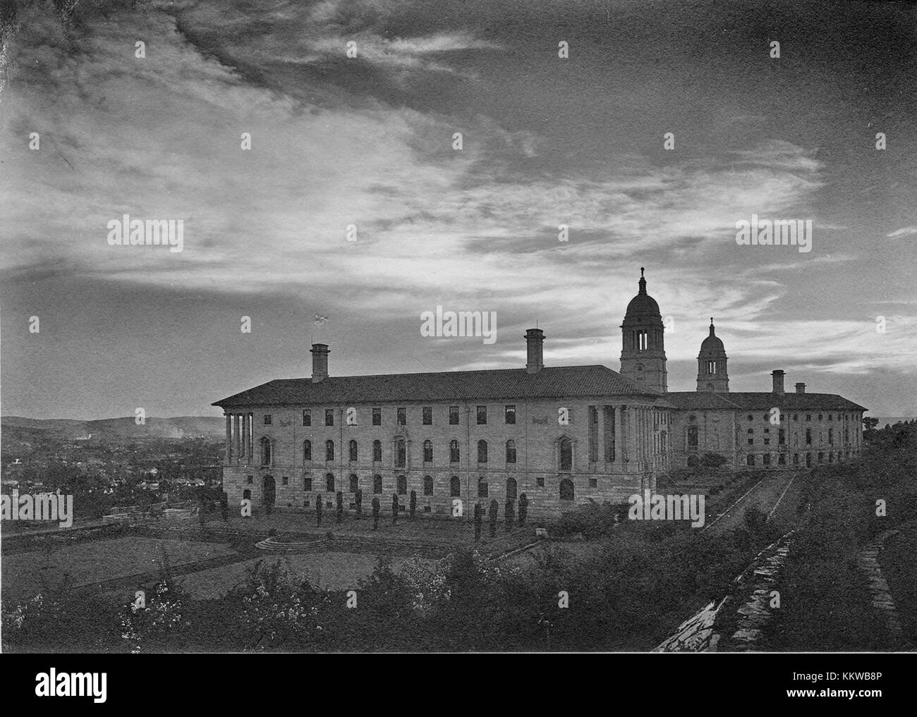 The Uniegebou (Union Buildings) in Pretoria, South Africa, was ...