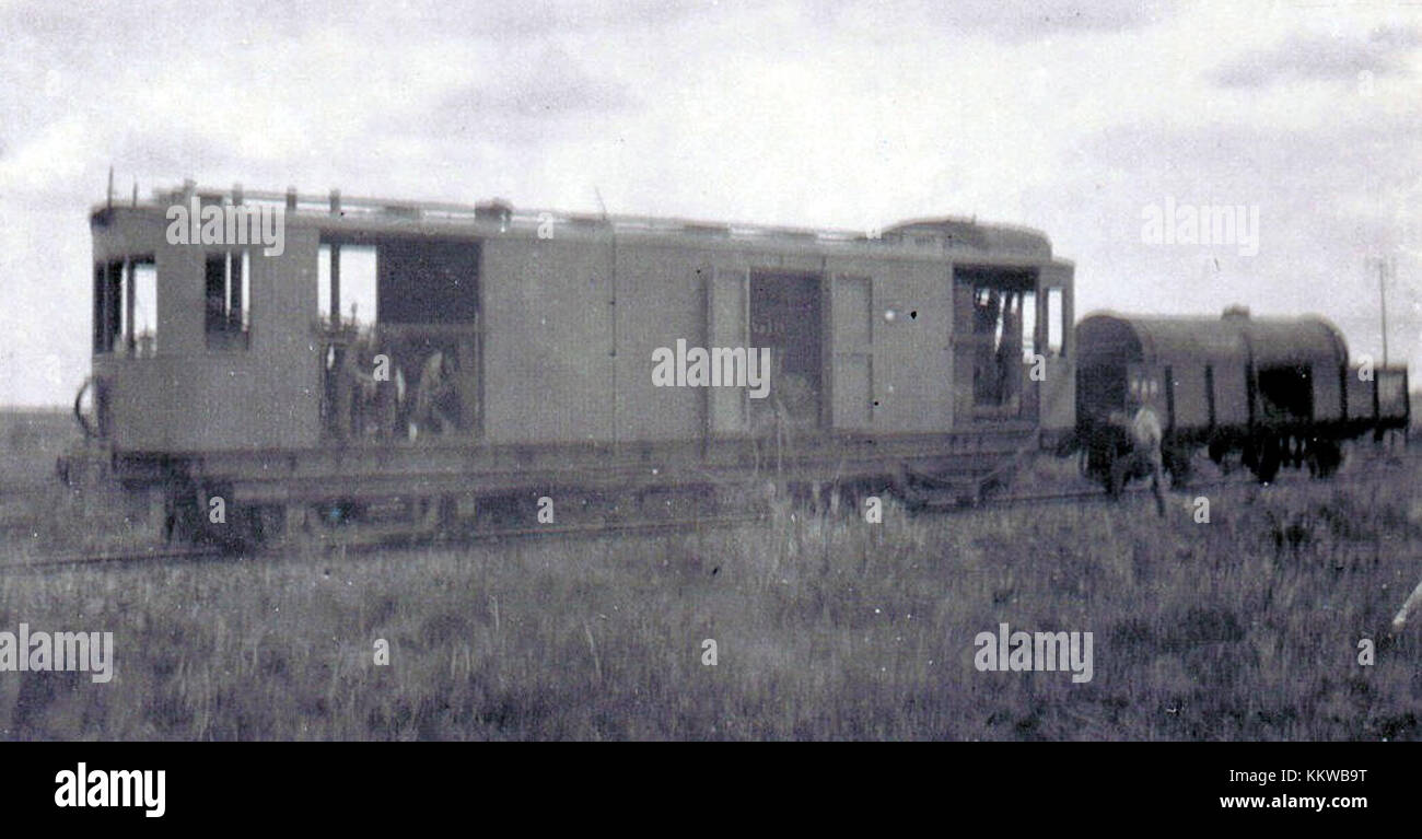 This gas-electric locomotive is a hybrid train engine combining gas and ...