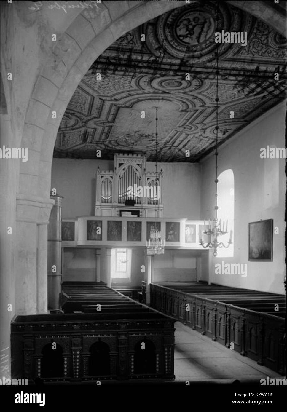 Follingbo Church, located in Gotland, Sweden, is an ancient structure ...