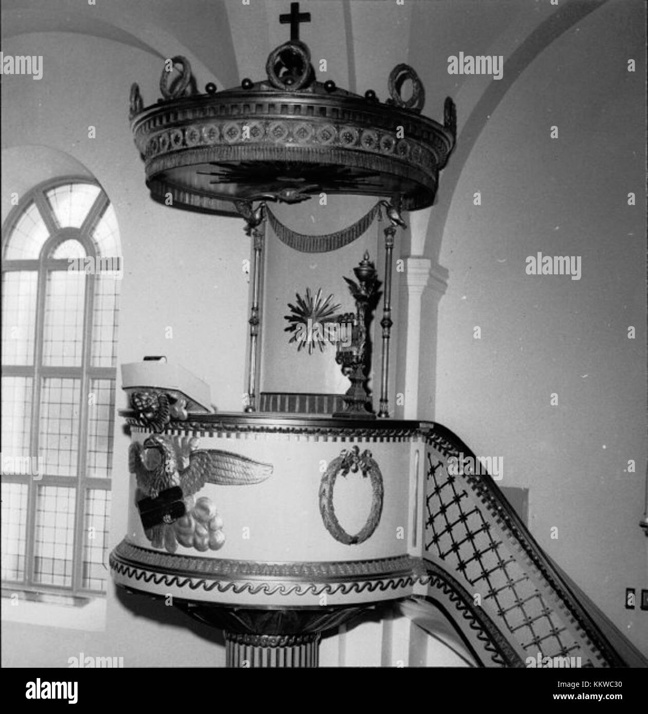 Alfta Church, a significant religious landmark in Sweden, is documented ...