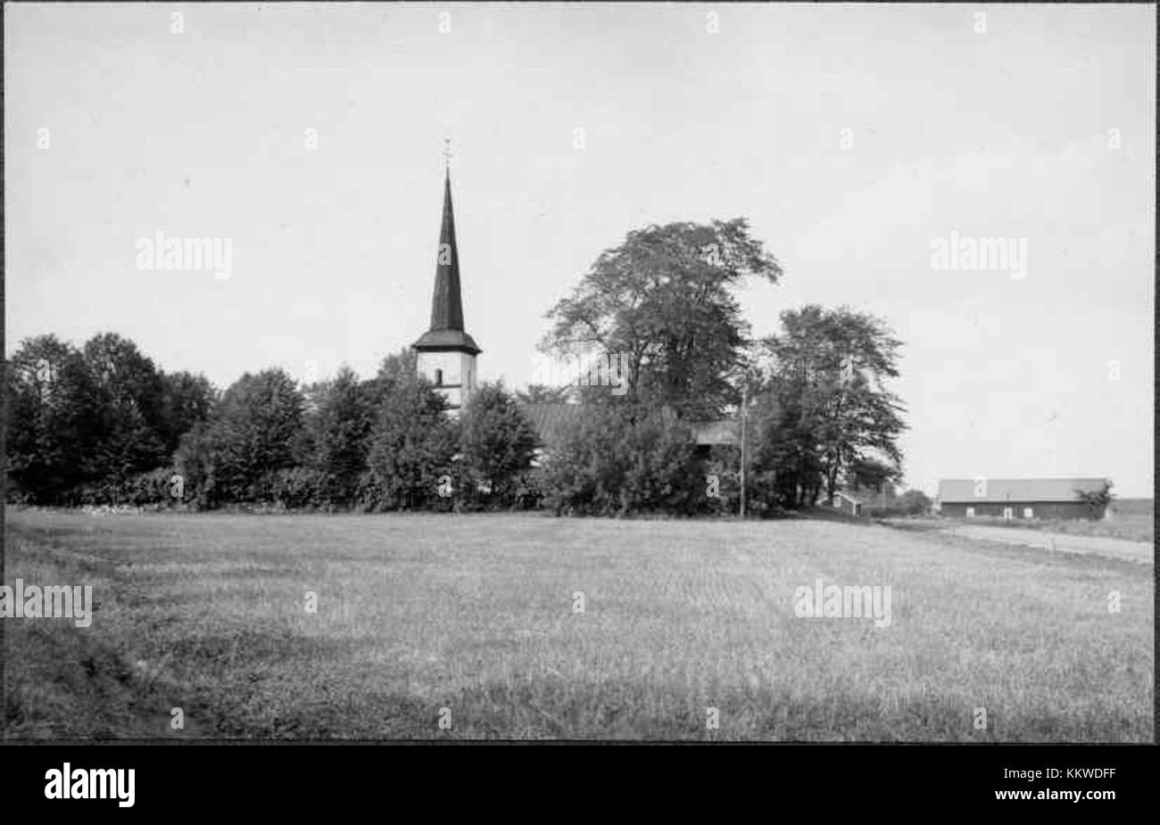 Ekers kyrka KMB 16000200046675 Stock Photo - Alamy