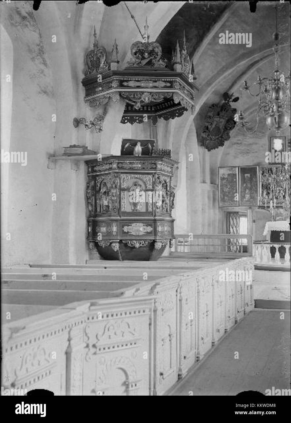 Bro Church, located in Sweden, is a historic religious site with ...