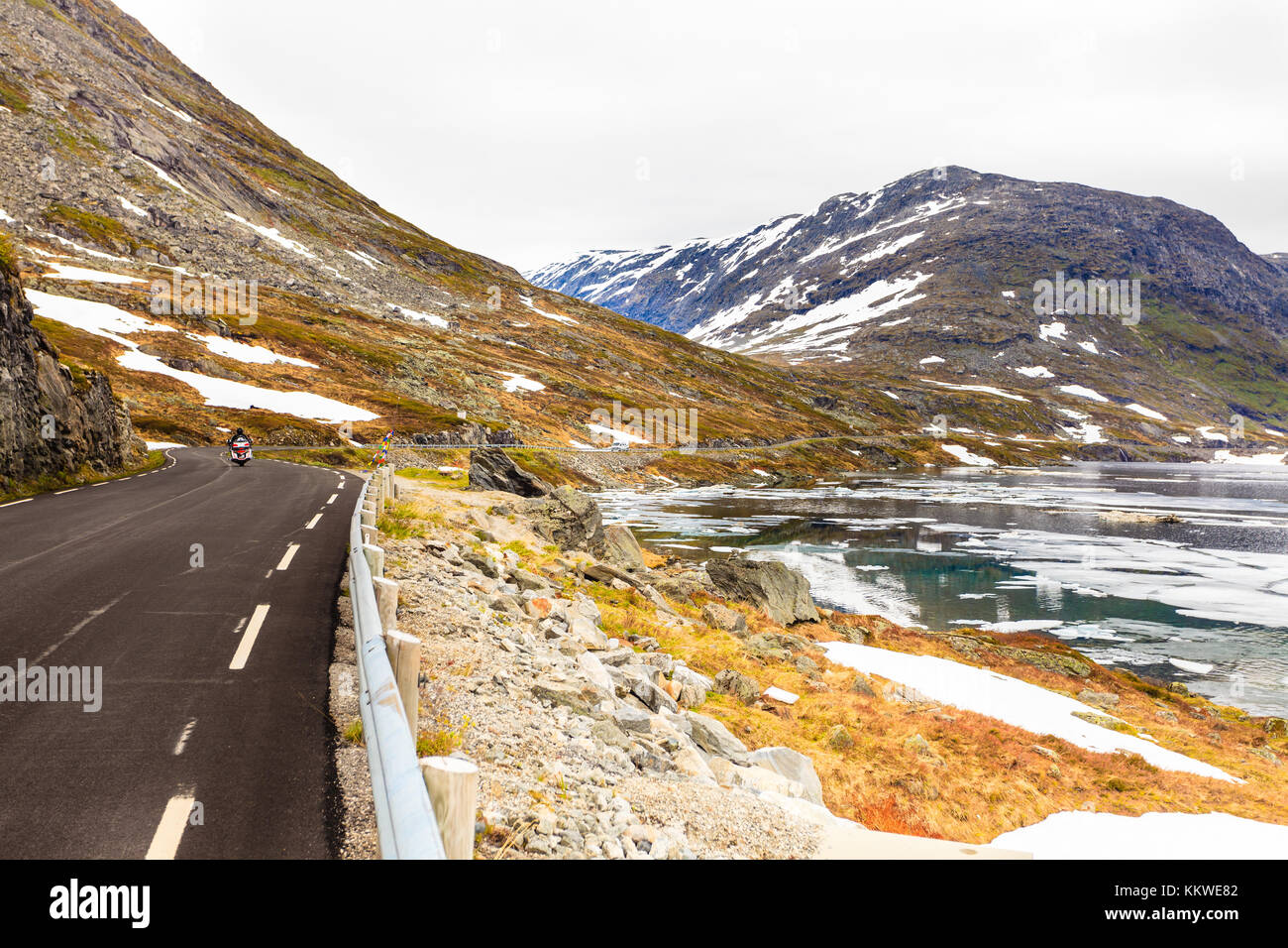 The Nibbevegen road up to Dalsnibba mountain, Norway Stock Photo - Alamy