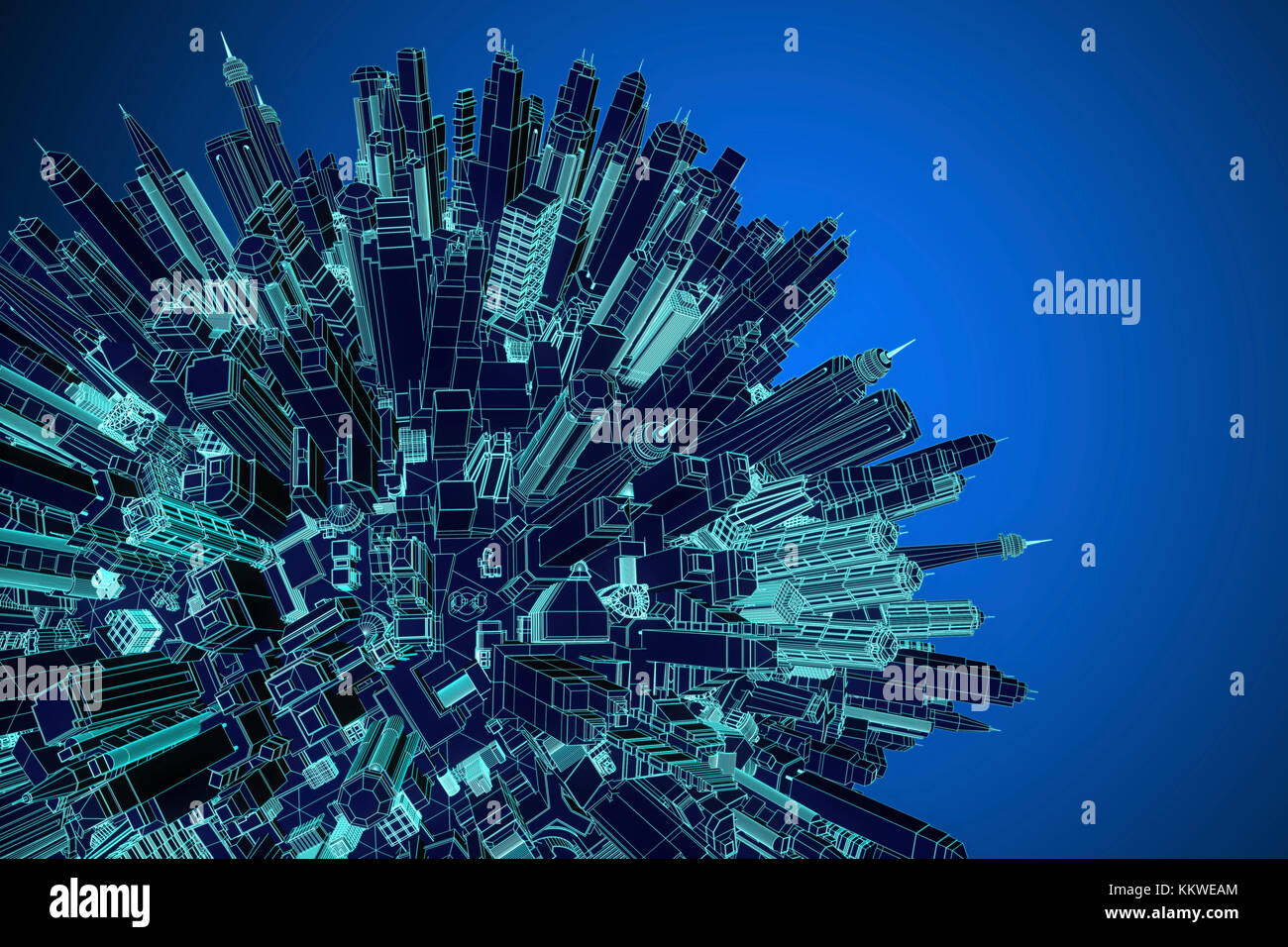 Overcrowded planet, conceptual computer illustration Stock Photo - Alamy