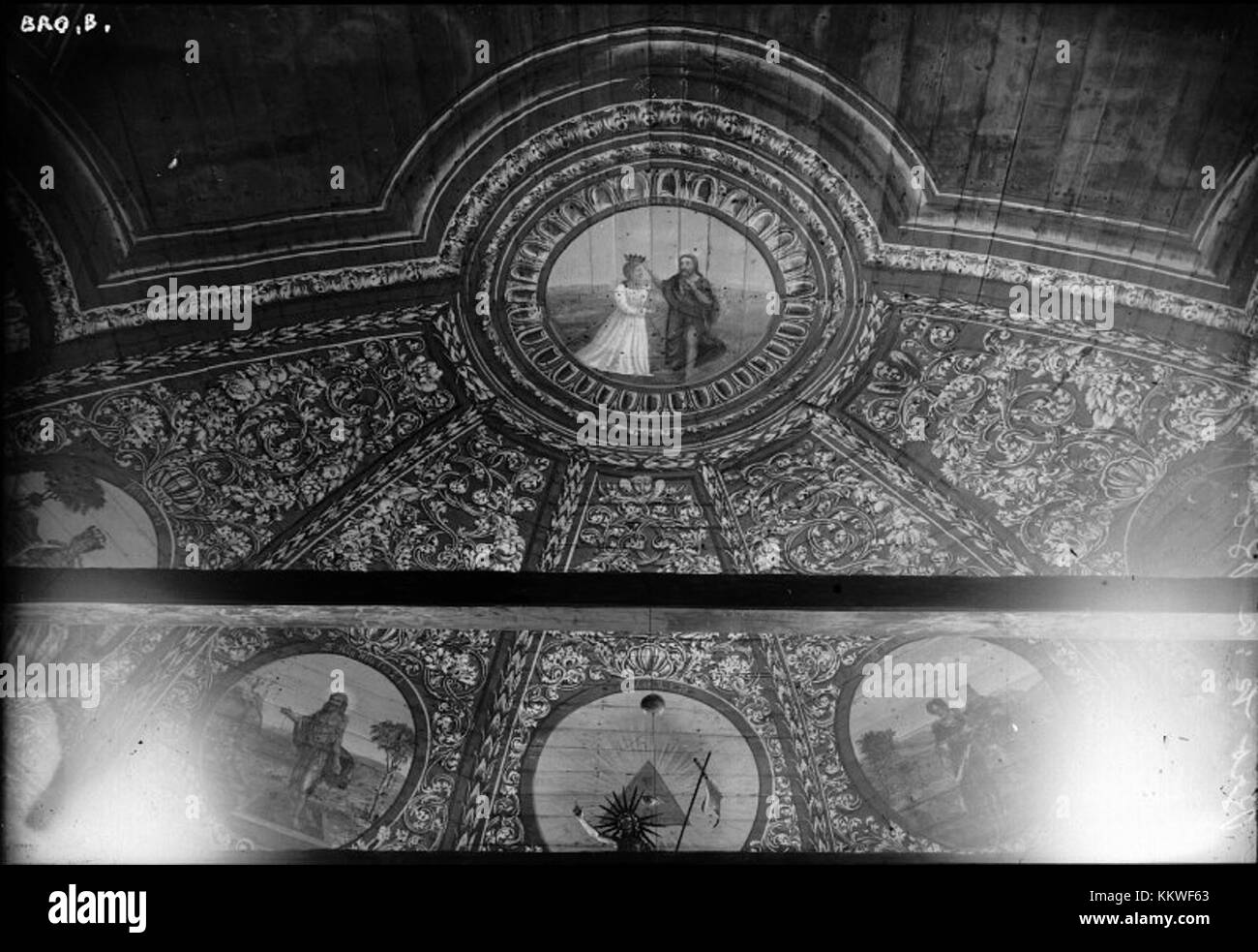 Image of Bro Church in Sweden, part of the KMB collection, illustrating ...