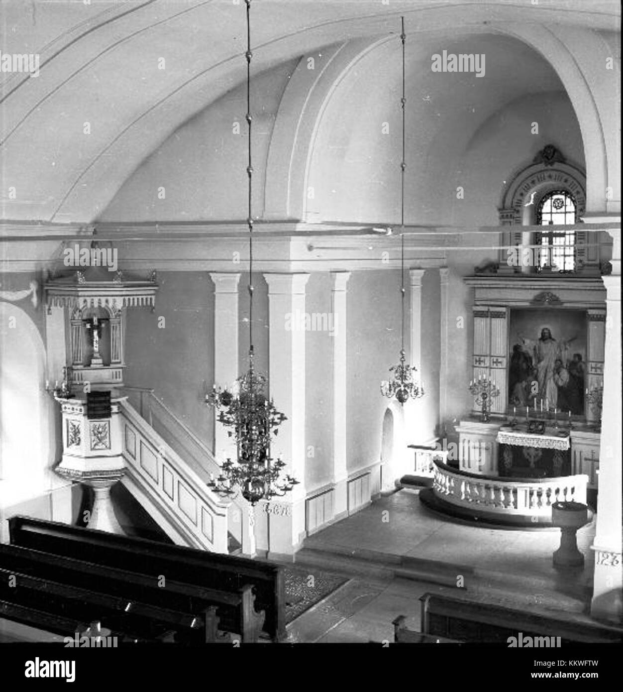 Dunkers Church, located in Flen Municipality, Sweden, is a medieval ...