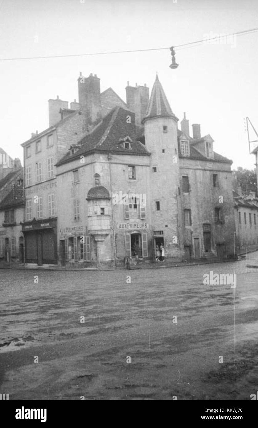 A photograph of Beaune, a town in the Burgundy region of France, known ...