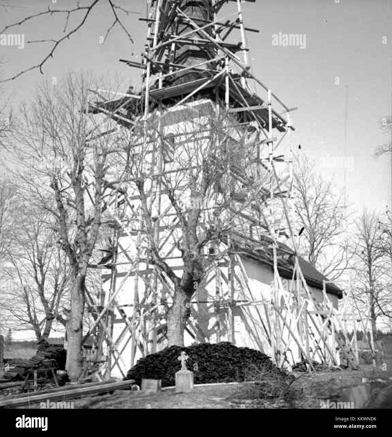 Ekers kyrka KMB 16000200046677 Stock Photo - Alamy