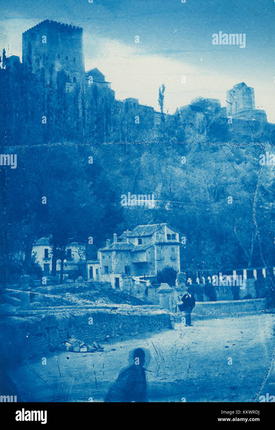 Granada, a historically significant location in Spain, documented in ...