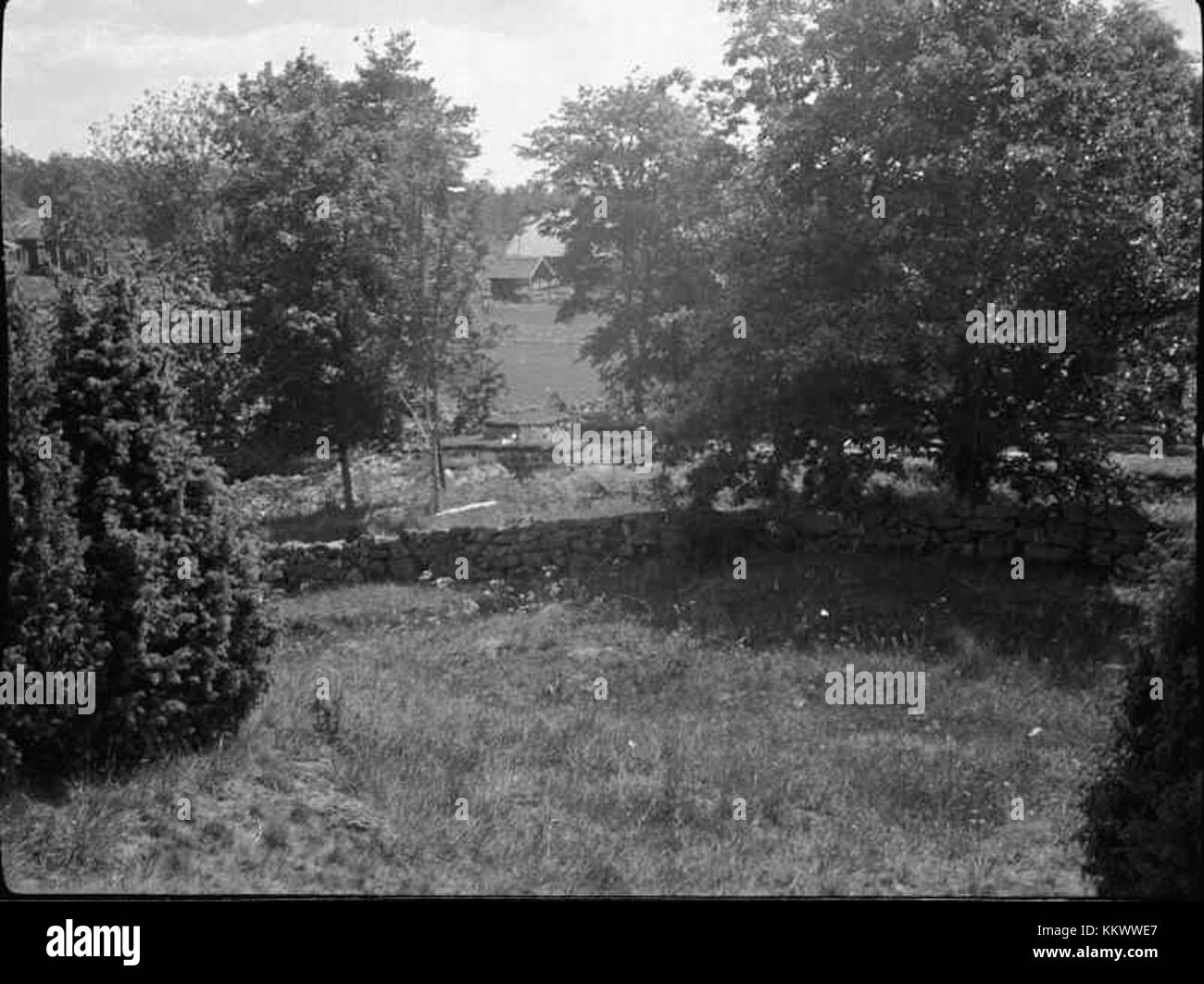 Flisby kyrkoruin KMB 16000200132555 Stock Photo - Alamy