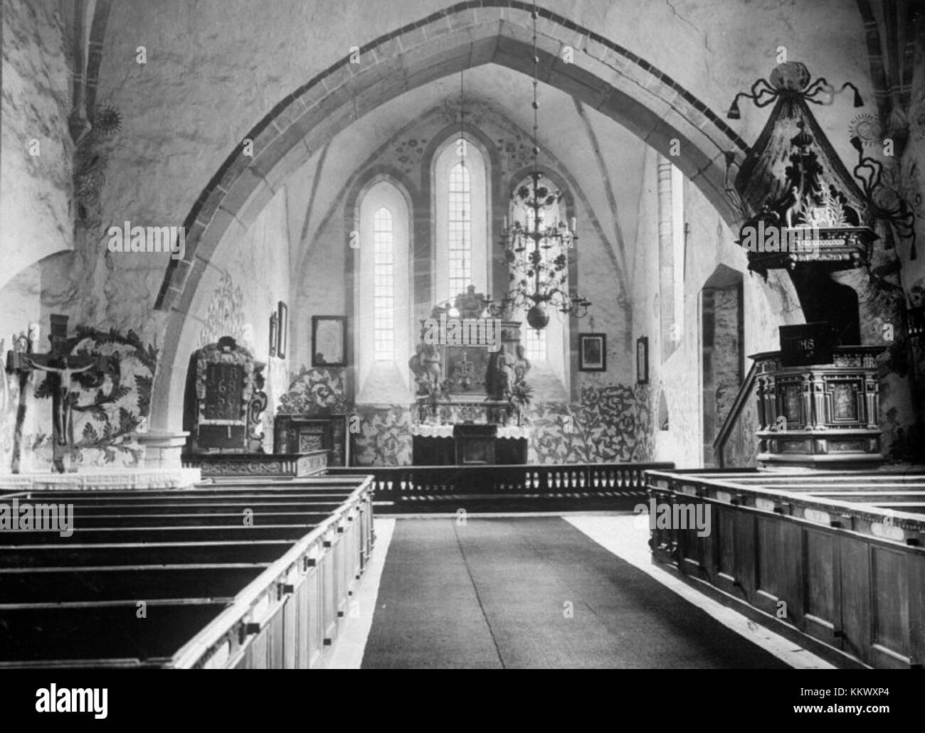 A photograph of Bro Church in Sweden, captured as part of the KMB ...