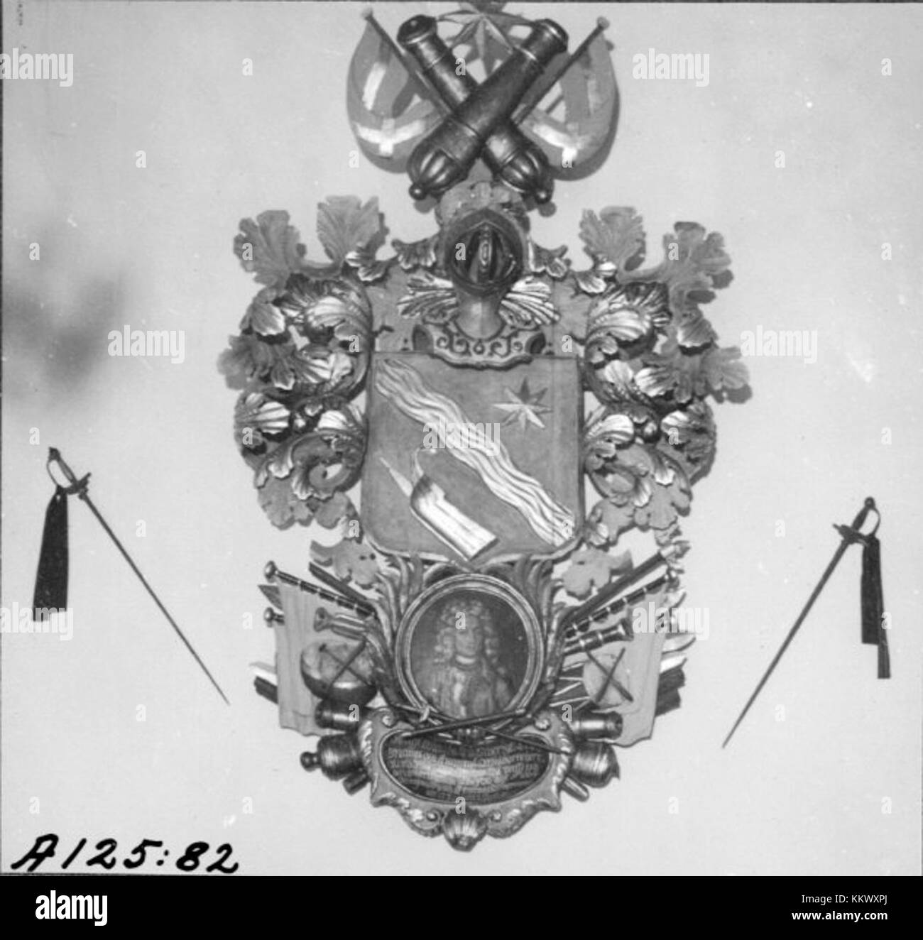 A photograph of Bro kyrka (Bro Church), a historic church in Sweden ...