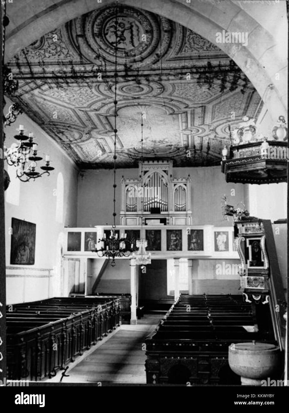 Follingbo kyrka is a historical church located in Gotland, Sweden ...