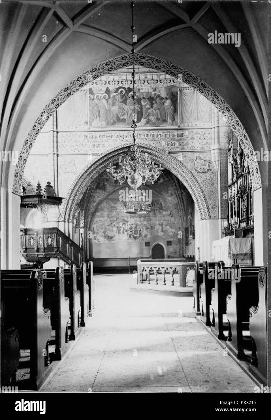 Floda Church, located in Sweden, is a well-preserved example of Swedish ...