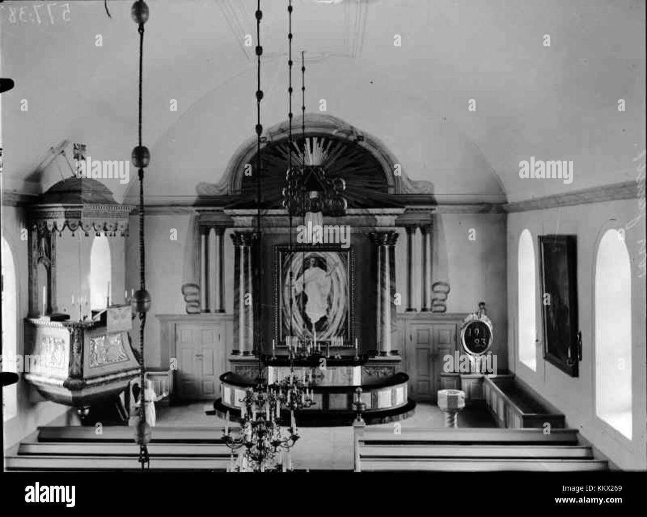 Fors kyrka is a historic church in Sweden, preserved in the KMB archive ...