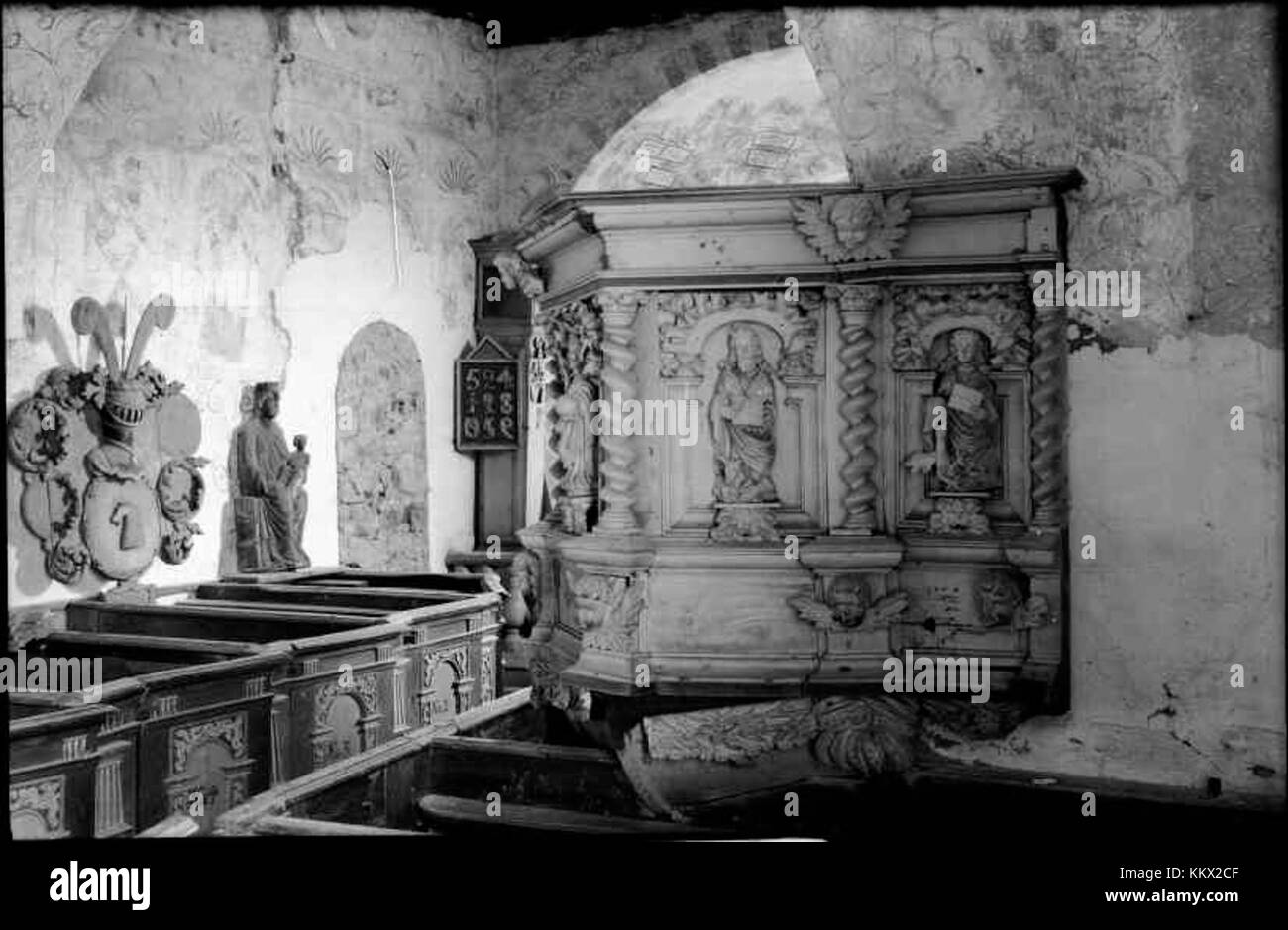 Drevs gamla kyrka is an ancient church in Sweden, known for its ...