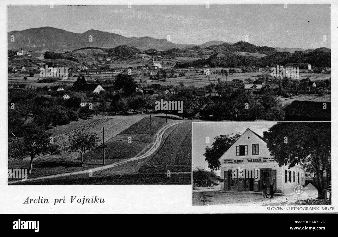 Postcard of Arclin Stock Photo - Alamy