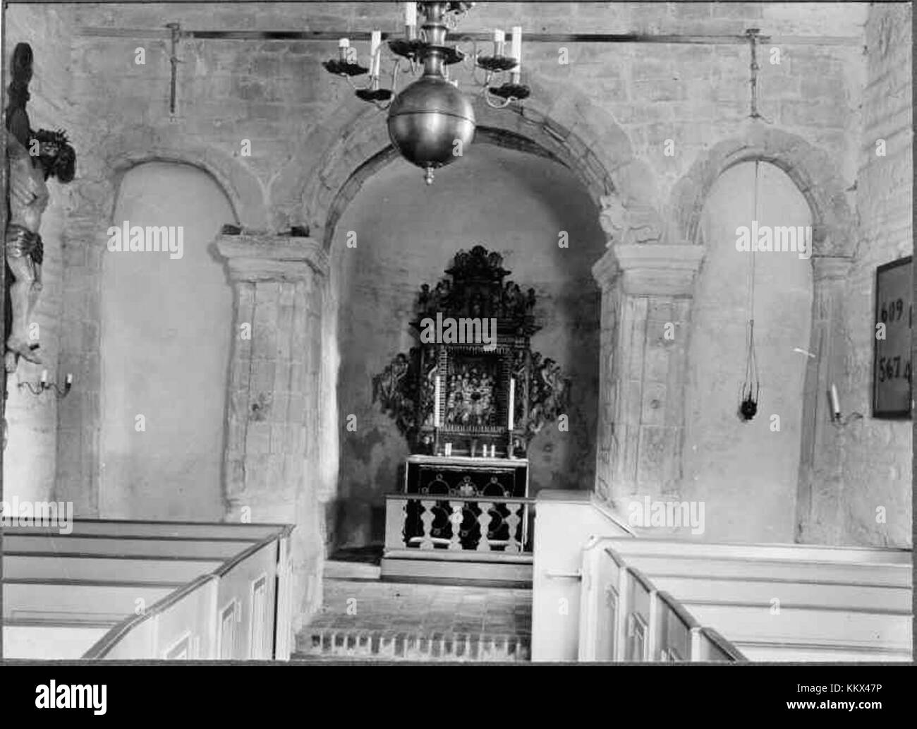 Borrie Church, located in Sweden, is a medieval church that remains an ...