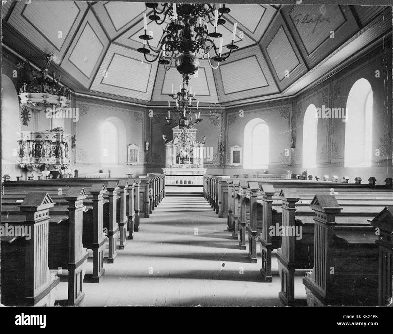 Glava Church in Sweden, documented in the KMB archive, is an important ...