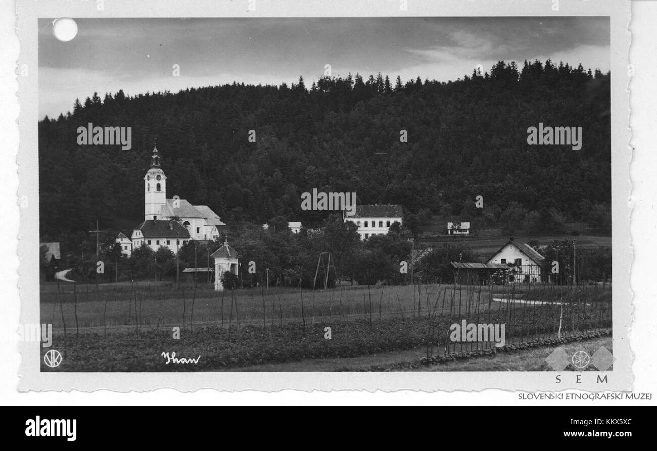 Postcard of Ihan Stock Photo - Alamy