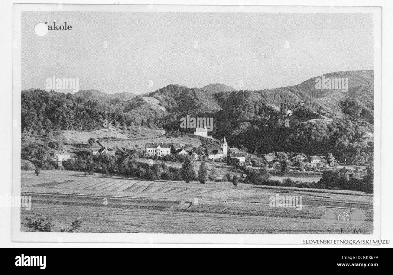 This vintage postcard showcases Makole, a town known for its ...