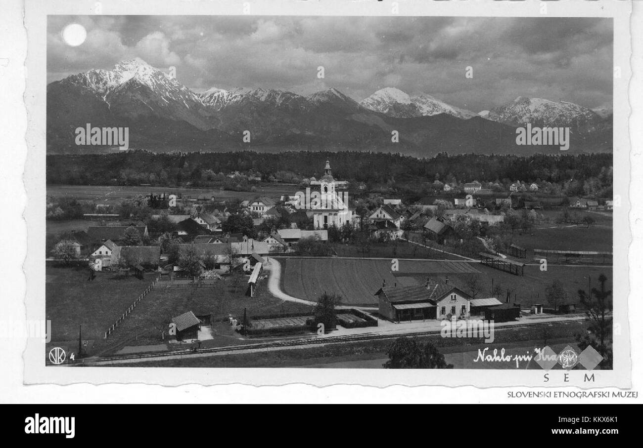 Postcard of Naklo Stock Photo - Alamy