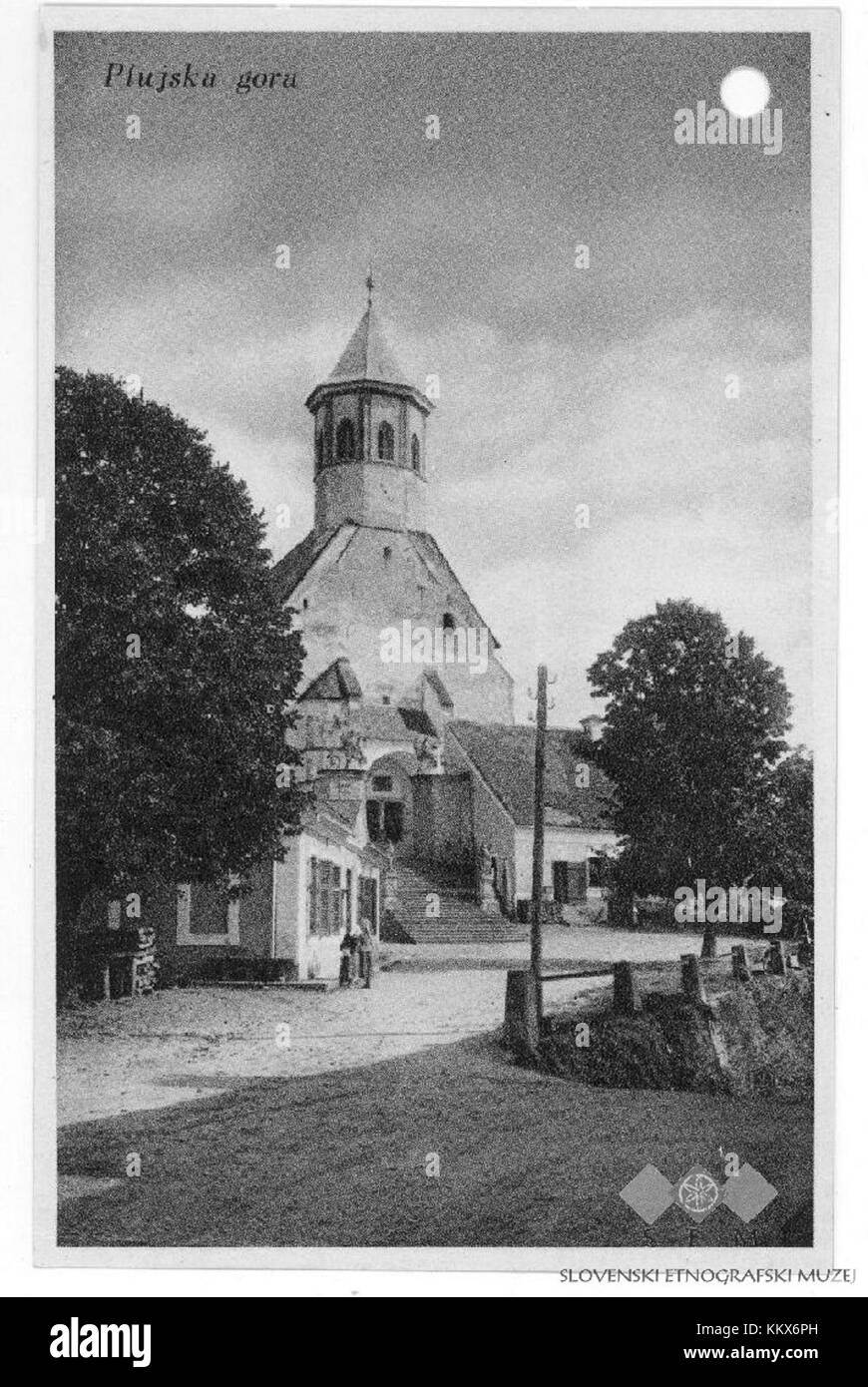 Postcard of Ptujska Gora (3 Stock Photo - Alamy