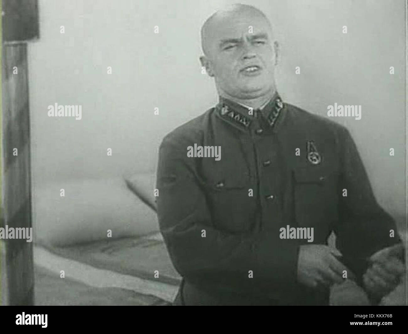 A portrait of Aleksandr Melnikov, a prominent figure in Soviet-era ...