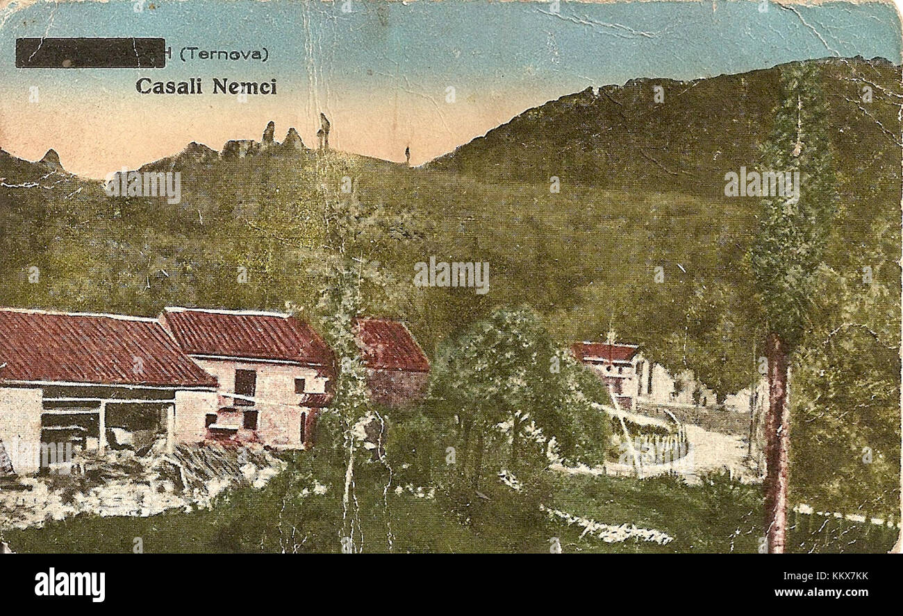This postcard from 1935 depicts Nemci, a location that is likely ...
