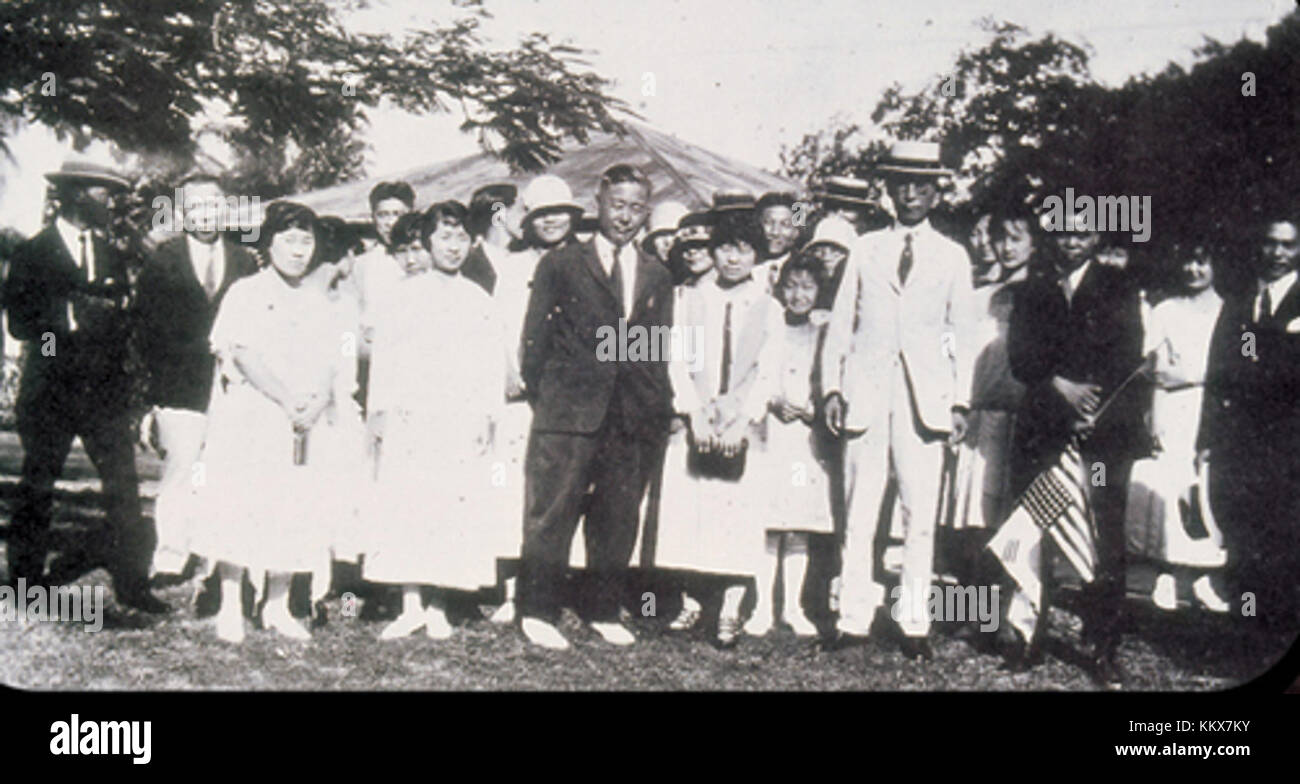 Photograph of Syngman Rhee, the first President of South Korea, with ...