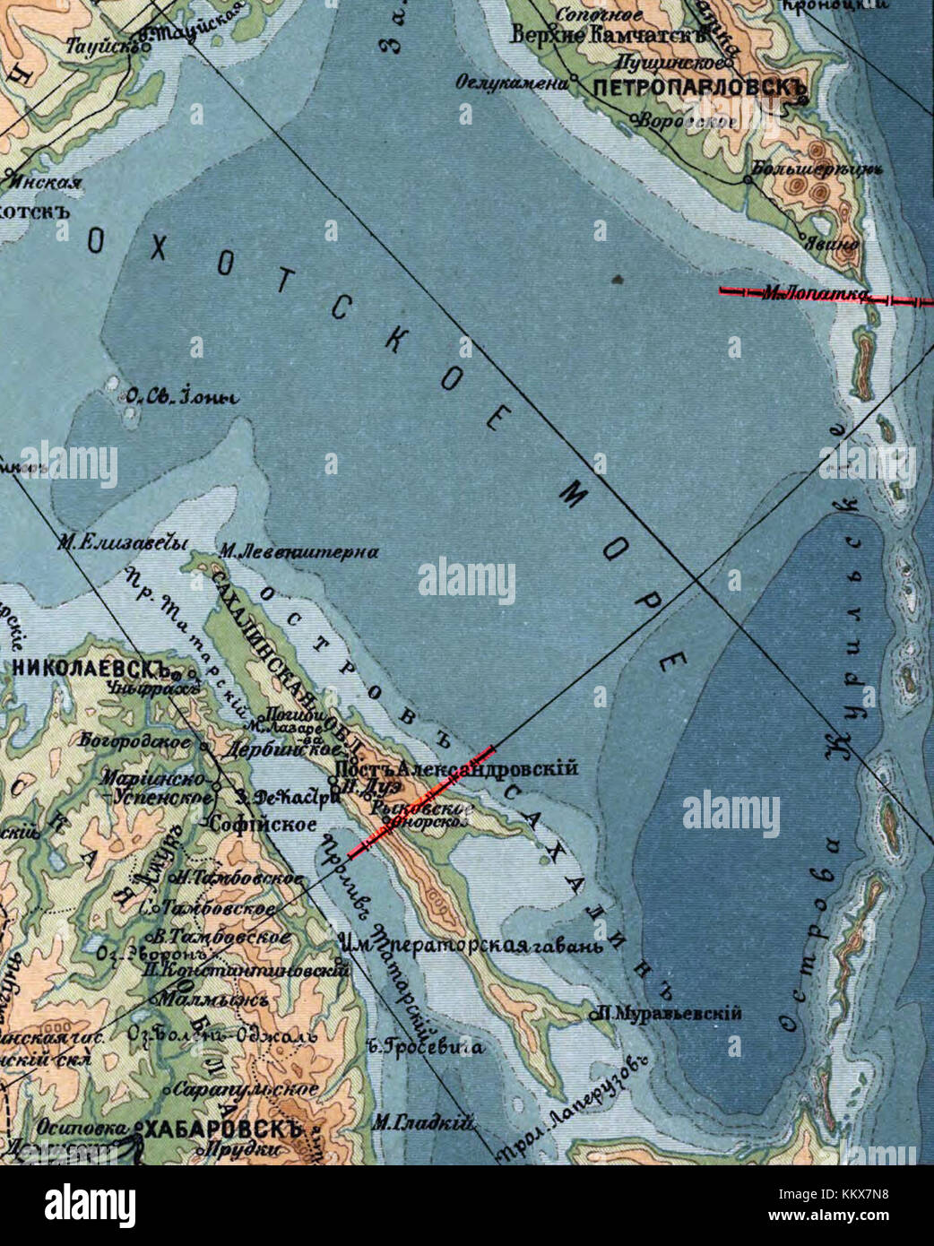 This 1912 map of the Russian Empire shows the territories including ...