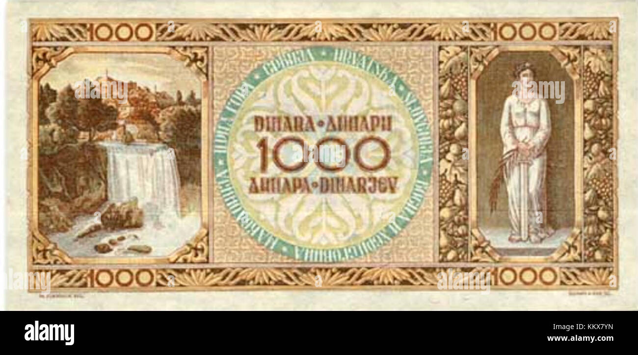 1000 dinar note hi-res stock photography and images - Alamy